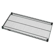 OFM X5 Series Model S3618 36" x 18" Wire Shelf, Black, Pack of 2 ...