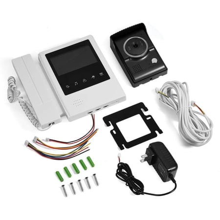 Indoor Telephone Set,4.3" LCD Video Door Phone Intercom Doorbell IR ...