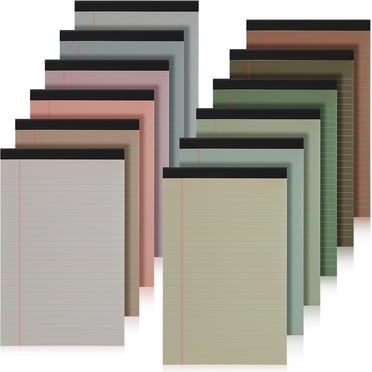 TRU RED Notepads 8.5" x 11.75" Wide Ruled Ivory 50 Sheets/Pad TR58194 ...