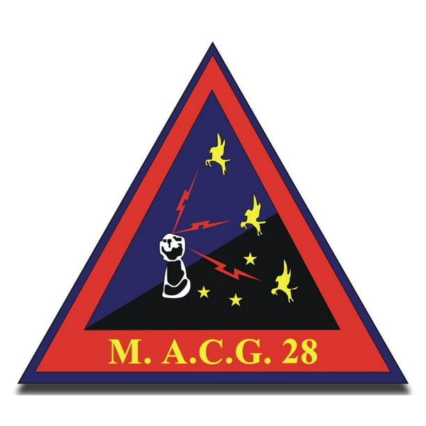 3.8 Inch Marine Air Control Group MACG 28 2nd MAW Sticker Decal ...