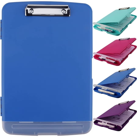 Clipboard with Storage, Side Open Nursing Clipboard Foldable Storage ...