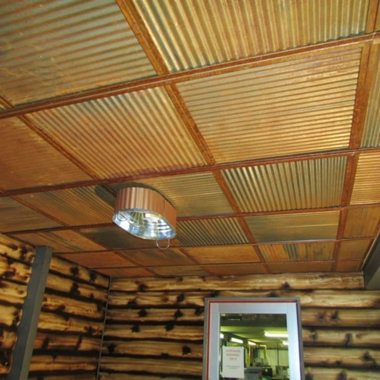 Galvanized Ceiling Panels | Shelly Lighting