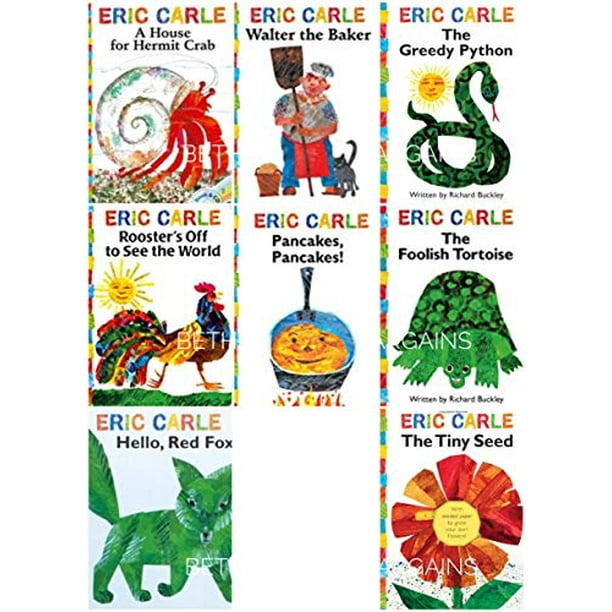 The Eric Carle Library Featuring 8 Classic Board Books Boxed Set [The ...