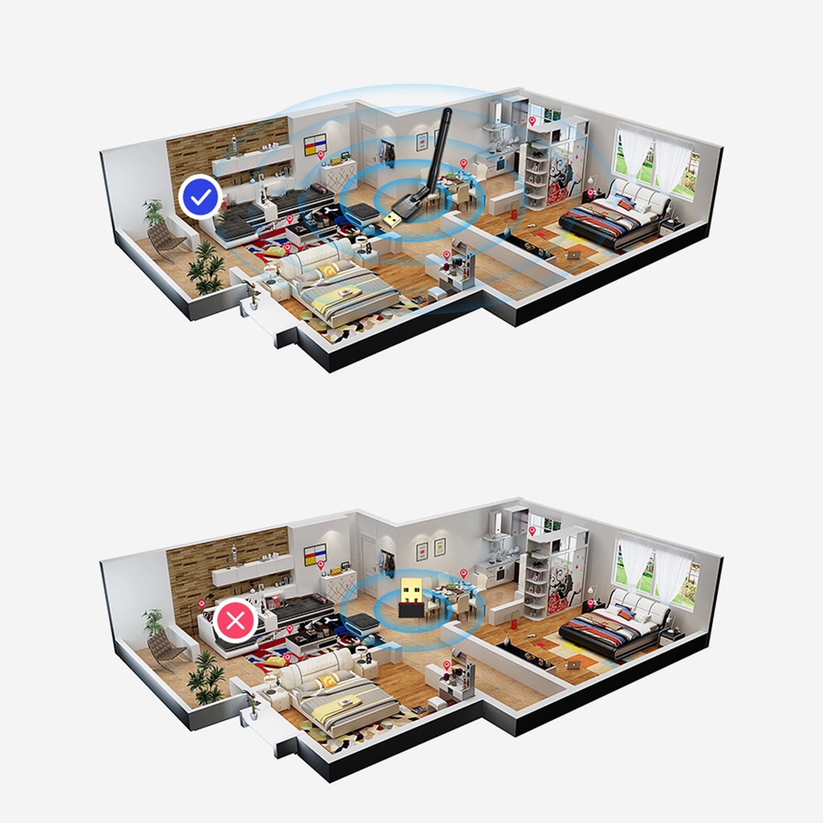 Adaptador USB Bluetooth 5.1 para PC Receptor Dongle Bluetooth EDR Clase ...