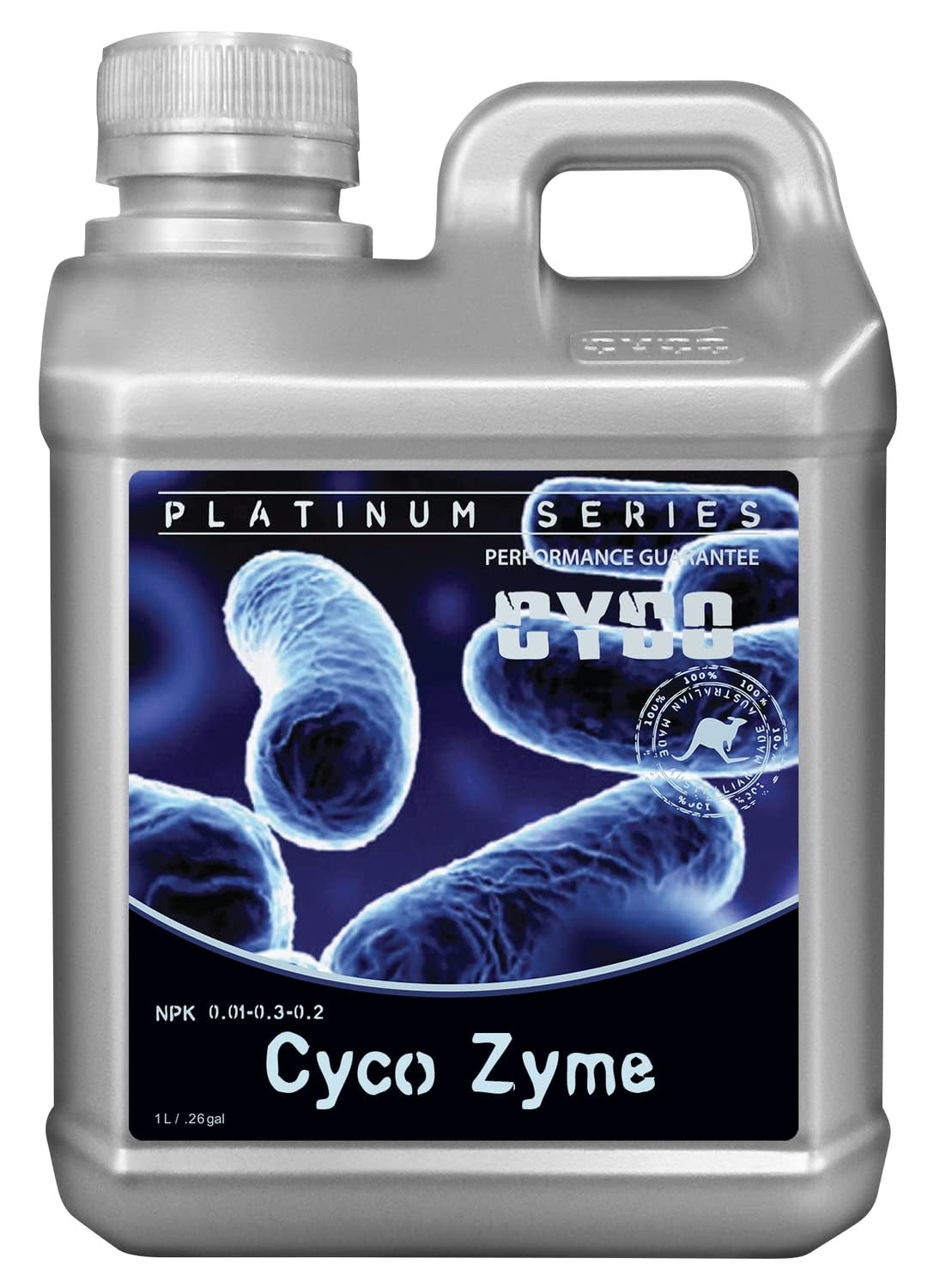 CYCO Zyme, Liquid Nutrient for Hydroponic Plants, 0.01-0.3-0.2, 1 Liter ...