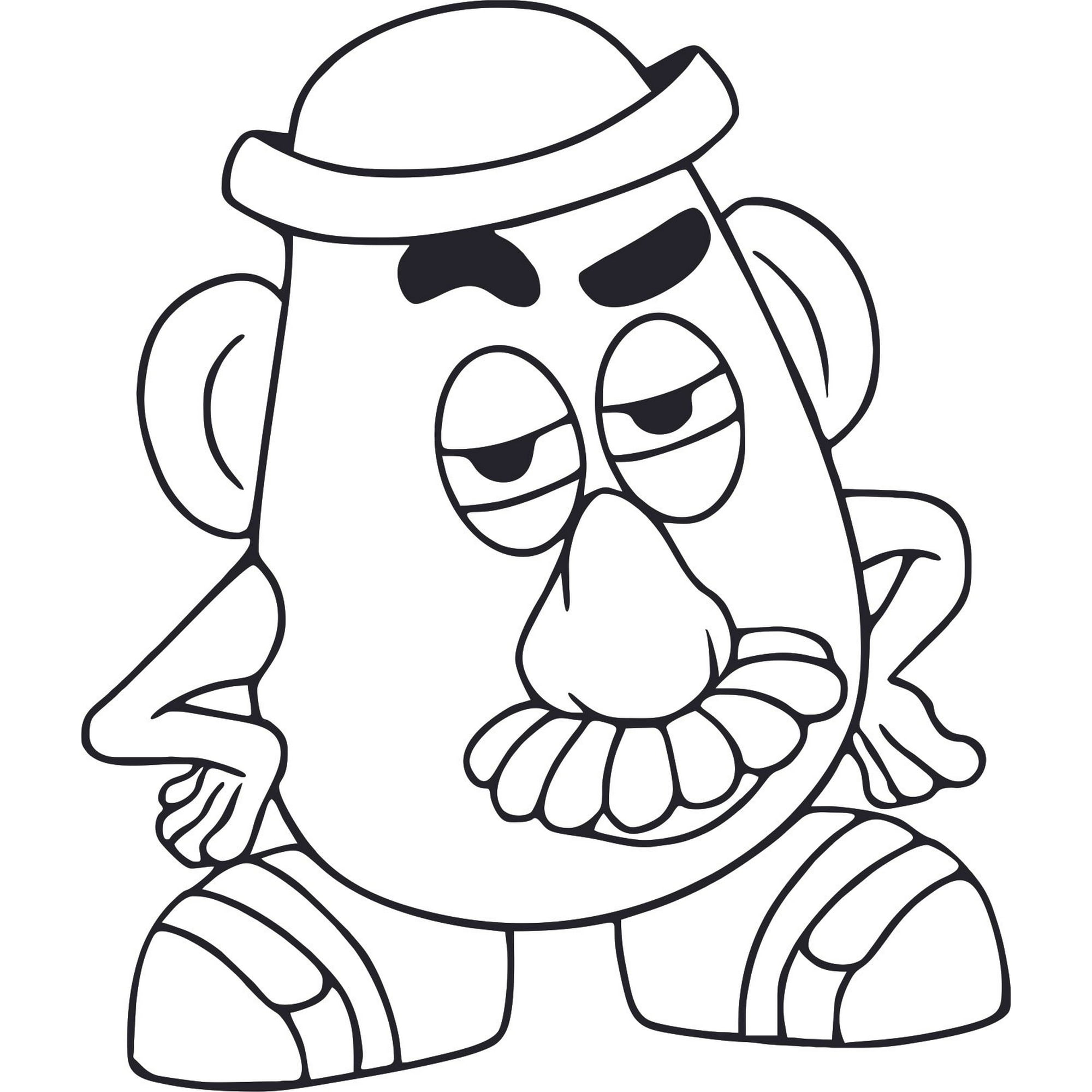 Potato Drawing For Kids