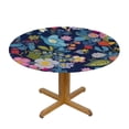 BANET Colorful Mexican Floral Round Tablecloth Kitchen Picnic ...