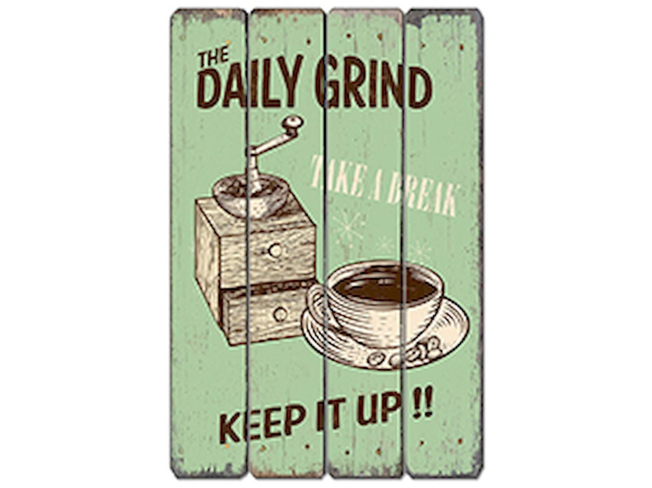 "Grind Coffee " Wooden Sign - Walmart.com
