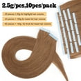 Benehair Tape In 100 Real Remy Human Hair Extensions Seamless Skin