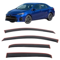 Ikon Motorsports In-Channel Window Visors Fits 1980-1996 Ford F-150 F ...