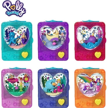 Polly Pocket Tiny Compact Doll Playset, 5 Pieces - Walmart.com
