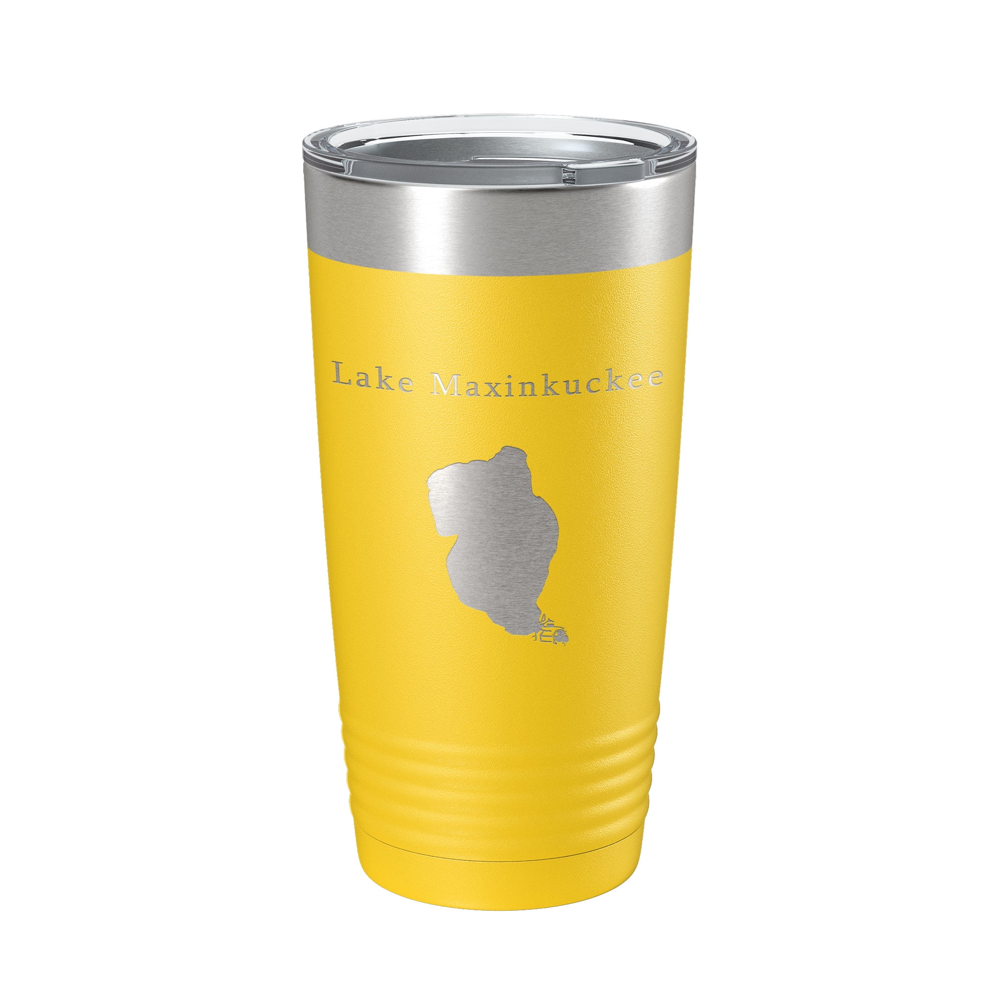 Lake Maxinkuckee Map Tumbler Travel Mug Insulated Laser Engraved Coffee ...