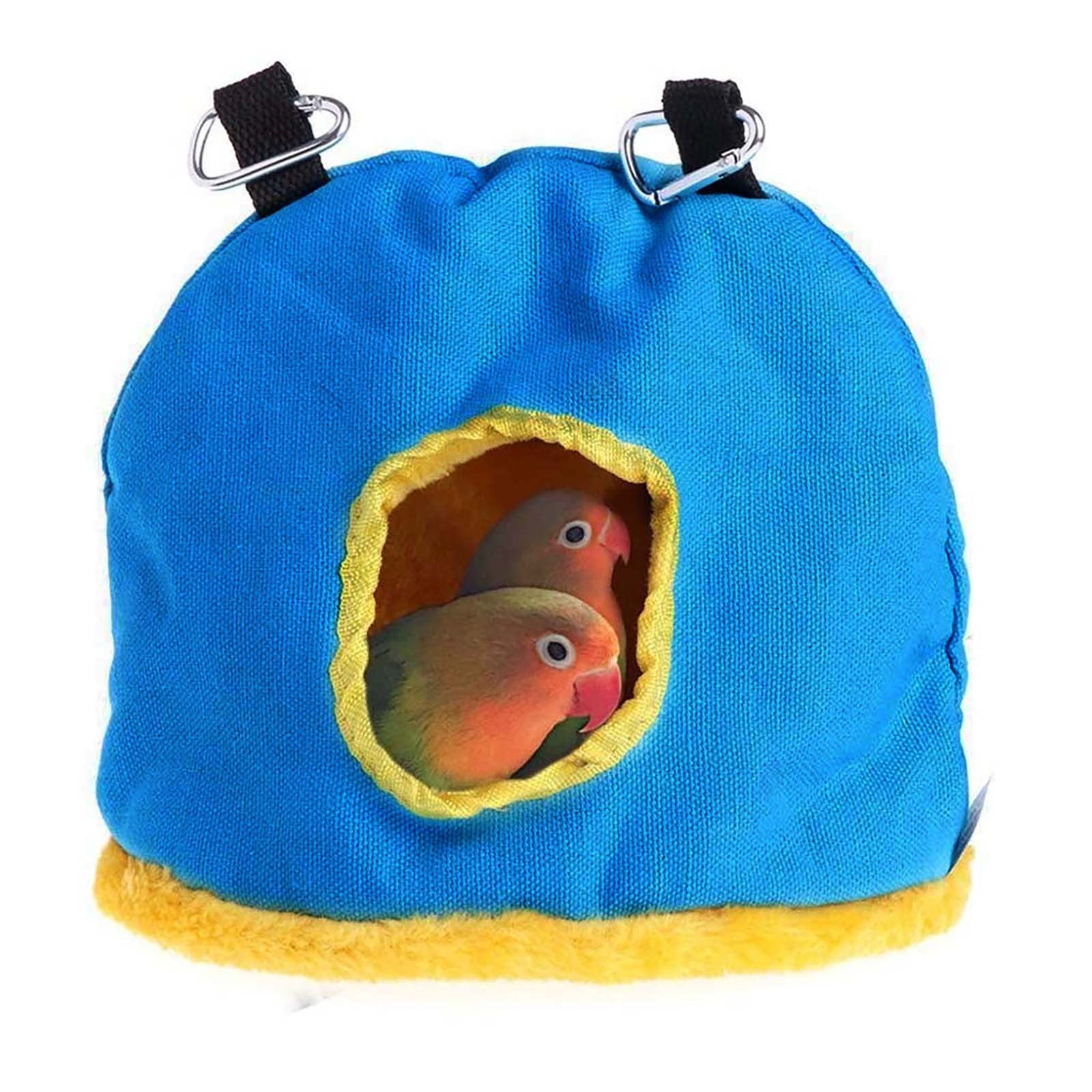 Sruiluo Hot Warm Bird Bed House Hut Hanging Cage Plush Birds for ...