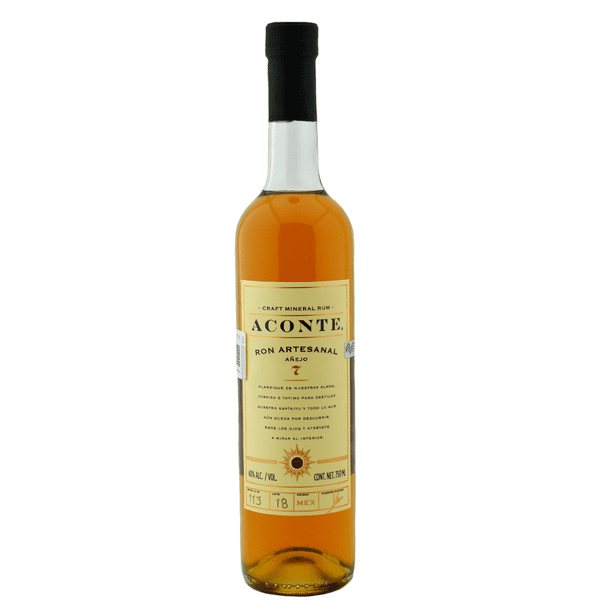 Aconte Ron artesanal Añejo 7 años | Aconte 750ml sabor suave Mexican ...