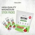 NaturalSlim MagicMag Magnesium Citrate Powder Stick, 30 Packets ...