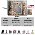 Vintage Carved Frame Floral Backdrop, Ideal for Wedding Engagement ...