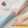Mainstays Waterproof Mattress Pad, Queen, 80x60 inches, antimicrobial ...