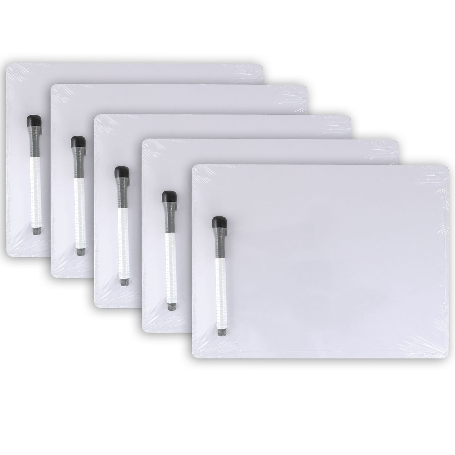 Pacon Dry Erase Whiteboard, 1-Sided, Plain, with Marker/Eraser, 9" x 12 ...