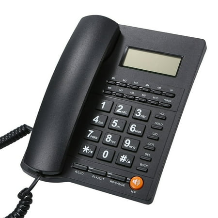 Desktop Corded Telephone Landline Telephone with Caller Identification ...