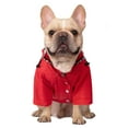 HDE Dog Raincoat Double Layer Zip Rain Jacket with Hood for Small to ...