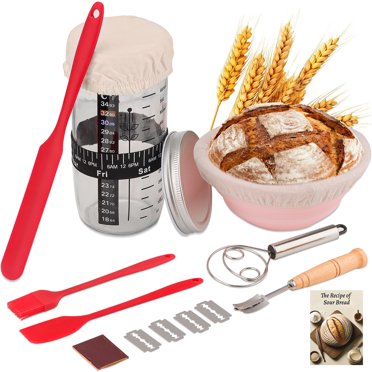 Breadsmart Artisan Bread Making Kit - 5 PC Baking Supplies Set - Lame ...