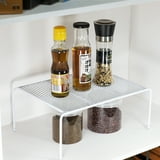 Mimifly Kitchen Cupboard Organiser 2 Pack Metal Wire Shelves White 32 ...