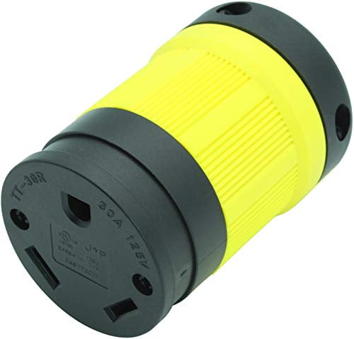Journeyman-Pro NEMA TT-30R, 30 Amp, 125 Volt, Straight Blade Female RV ...