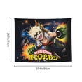 Katsuki Bakugo Anime Tapestry Indian Wall Hanging Tapestries Room Decor ...