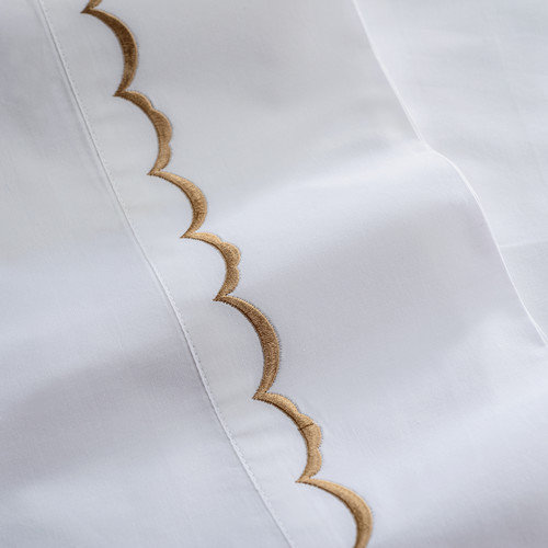 Westport Home 4-Piece Scallop Sheet Set - Walmart.com