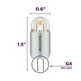 Philips LED T3 Capsule Non-Dimmable 12-Volt Accent Light Bulb: 105 ...