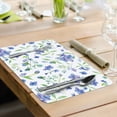 CounterArt Beautiful Hydrangea Washable Reversible Plastic Placemats ...