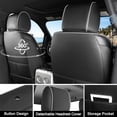 Umbrauto Custom Seat Covers for Silverado, Waterproof Nappa Leather ...