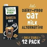 Earth's Own - Oat Milk Barista, 12 Pack, 946mL | Dairy Free, Vegan, Nut ...