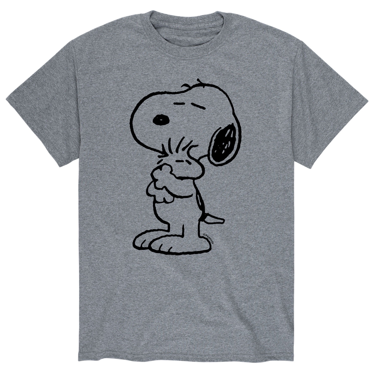 Peanuts - Snoopy Loves Woodstock - Men's Short Sleeve Graphic T-Shirt ...