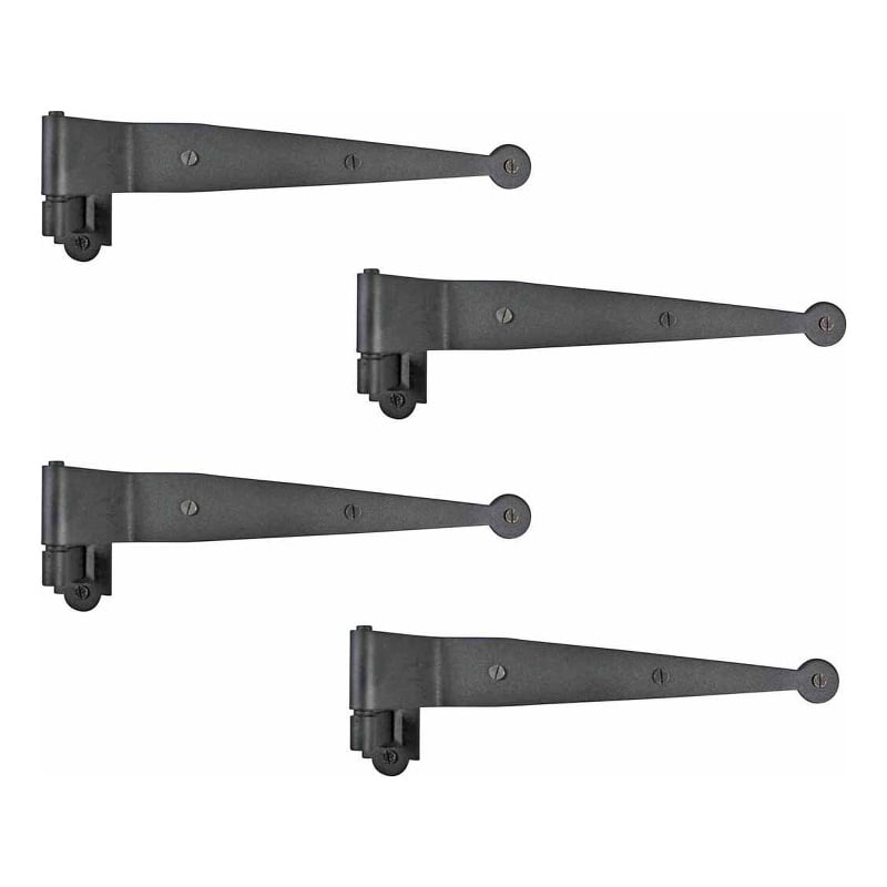 Renovator's Supply Black Offset Strap Lift Off Pintle Hinge 11.75" Pin ...