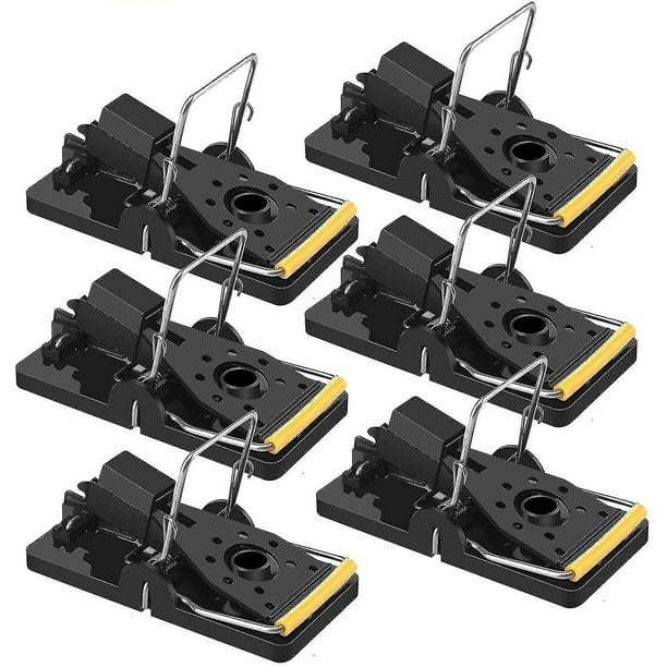 Mouse Traps Reusable Snap Mice Traps,6 Pack Mouse Traps For Indoor ...