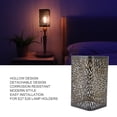 Lamp Shade Wrought Iron Hollow Design Modern Style Detachable Table ...