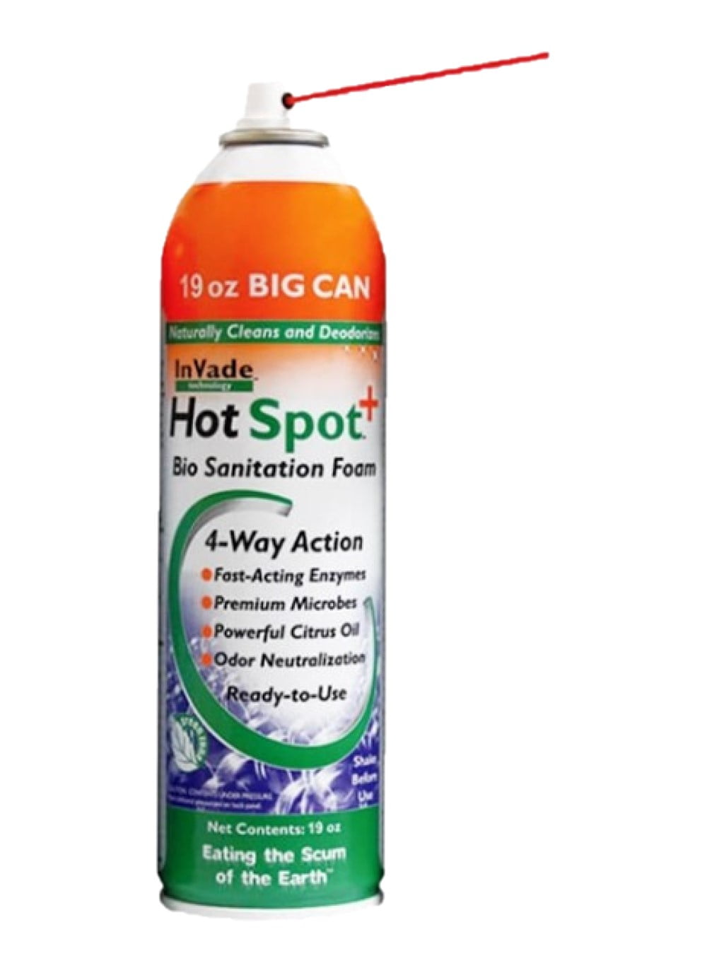 InVade Hot Spot+Plus Bio Sanitation Aerosol Foam - Fast-Acting Enzymes ...