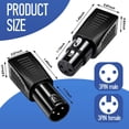 3-Pin XLR to Ethernet Converter Adapter, Male Audio Cable Connector for ...