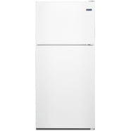 Whirlpool 20.5 Cu. Ft. Top Freezer Refrigerator with Ice Maker, White ...