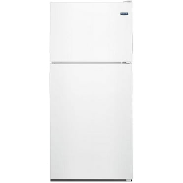 Whirlpool 20.5 Cu. Ft. Top Freezer Refrigerator with Ice Maker, White ...