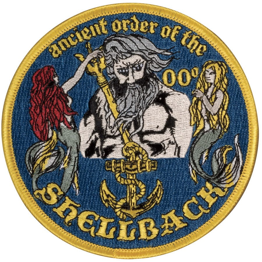 US Navy Shellback 4 Inch Patch - Walmart.com