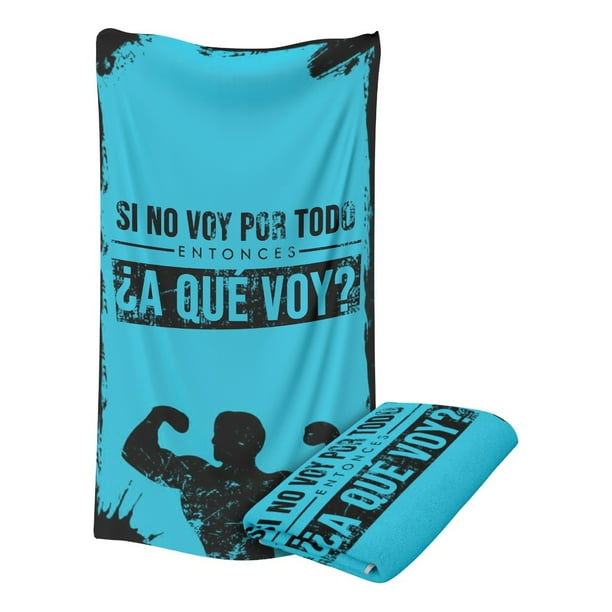 Toalla Deportiva Gym Microfibra Nubisuave Diseño Atleta Piscina Color ...