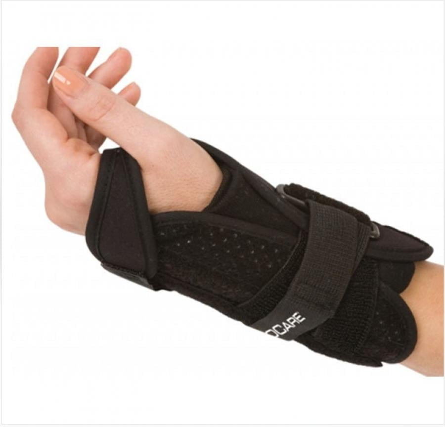 ProCare Quick-Fit Wrist Brace, Right Hand, Black, One Size Fits Most, 1 ...