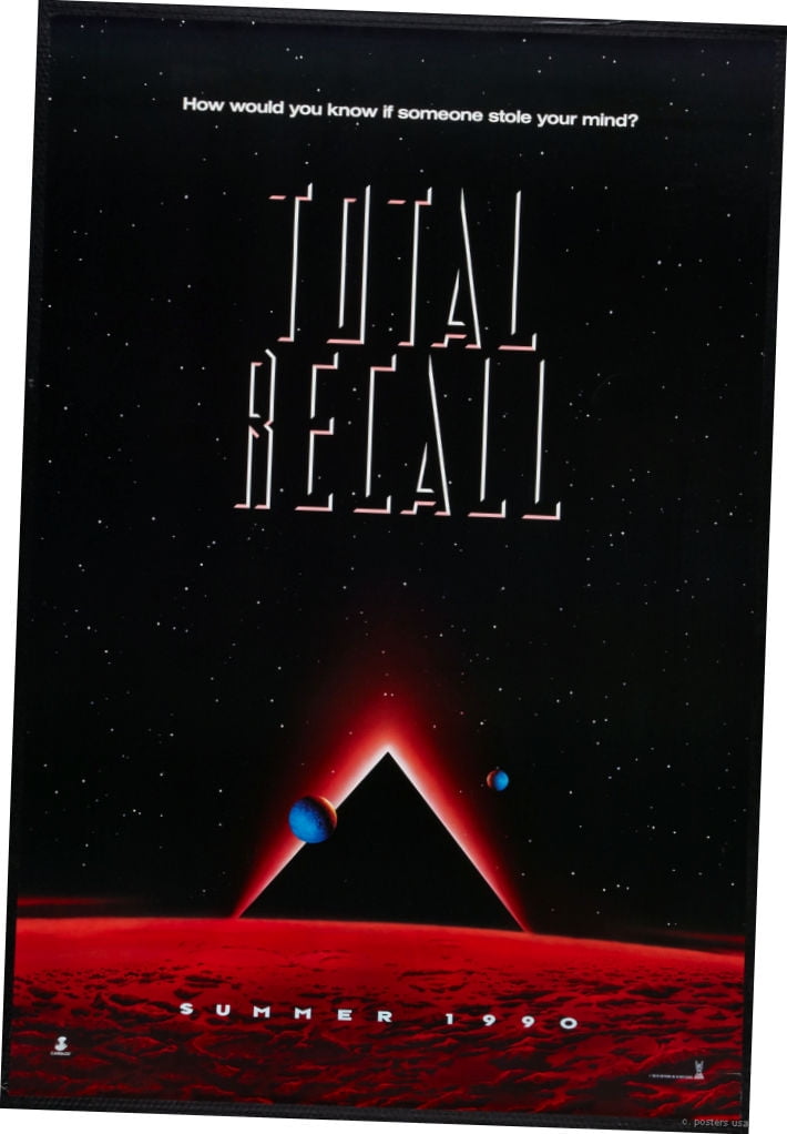 Total Recall poster 12x16 Print on Metal Sign 12in x 16in #097709 ...