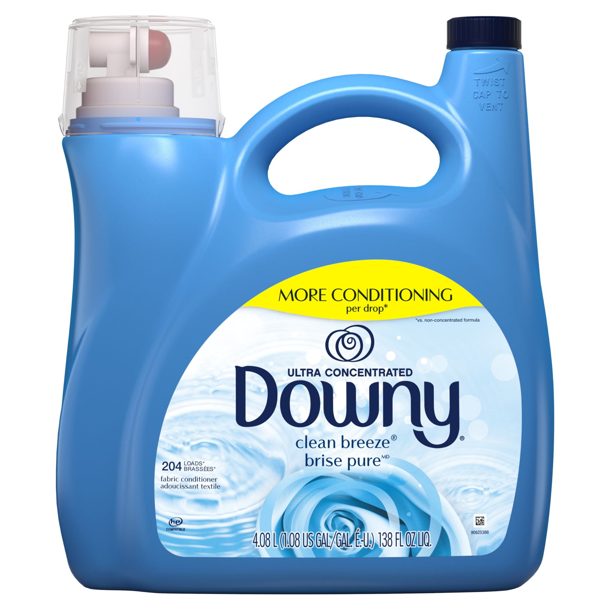 Downy Ultra Concentrated Clean Breeze Fabric Conditioner 138 fl. oz ...