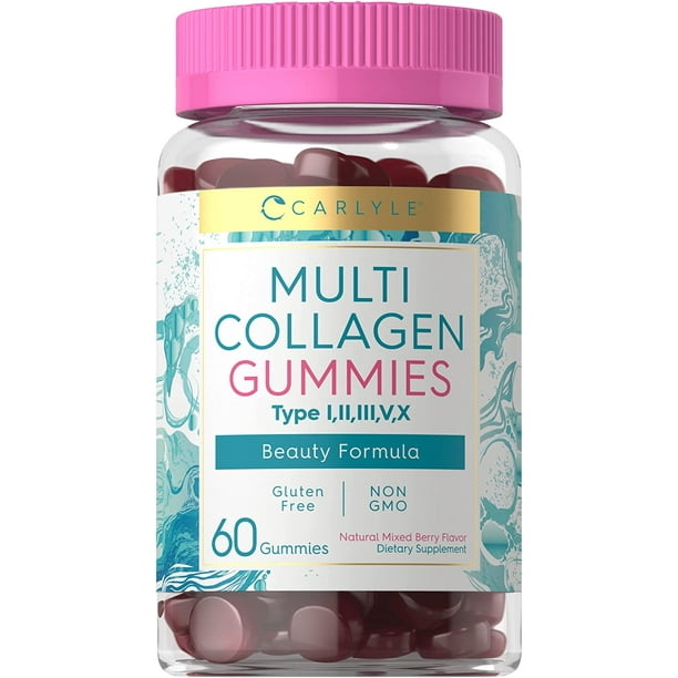 Collagen Gummies | 60 Count | Multi Collagen Complex | Beauty Formula ...