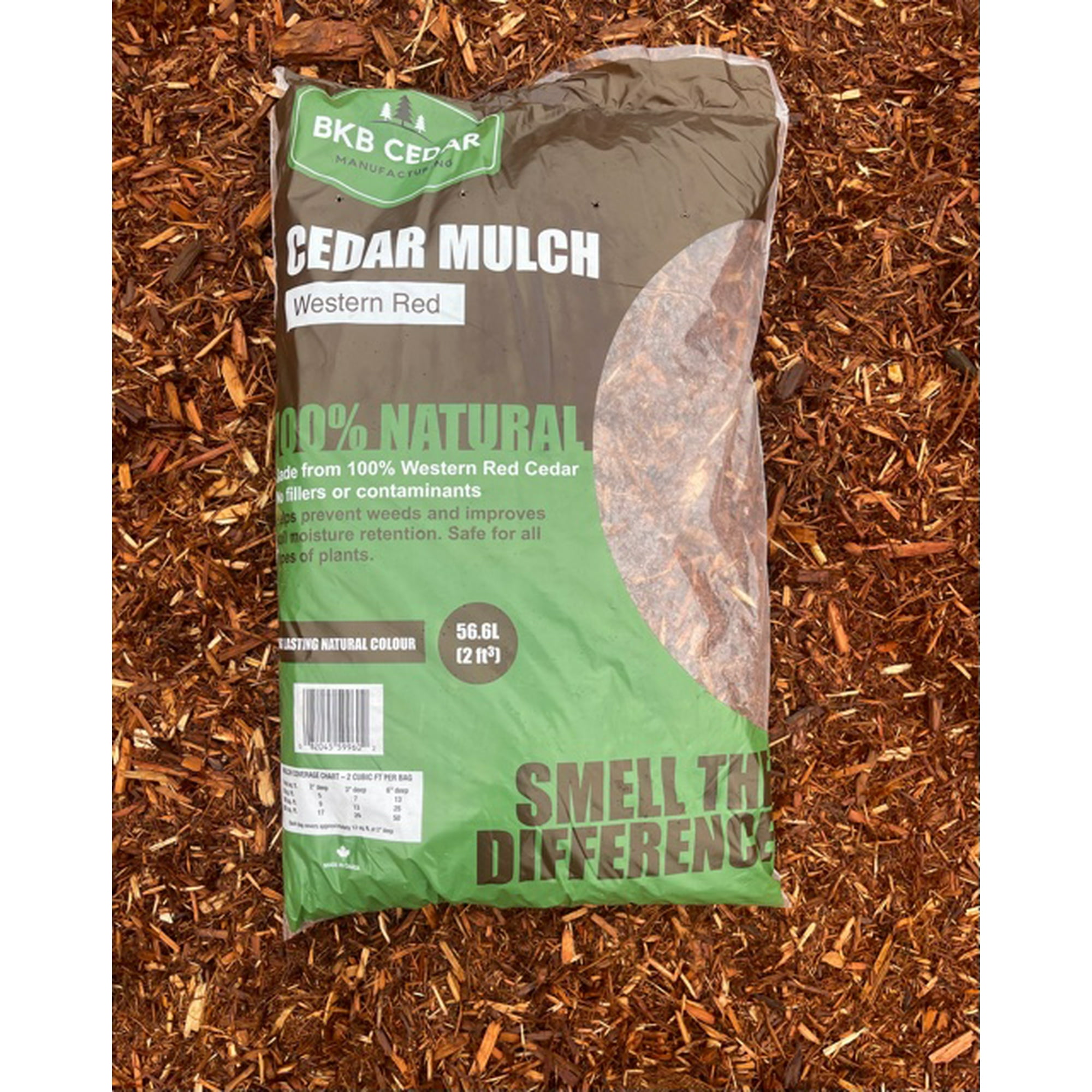 Click here for Bkb Cedar Western Red Cedar Mulch 2 Cu Ft prices