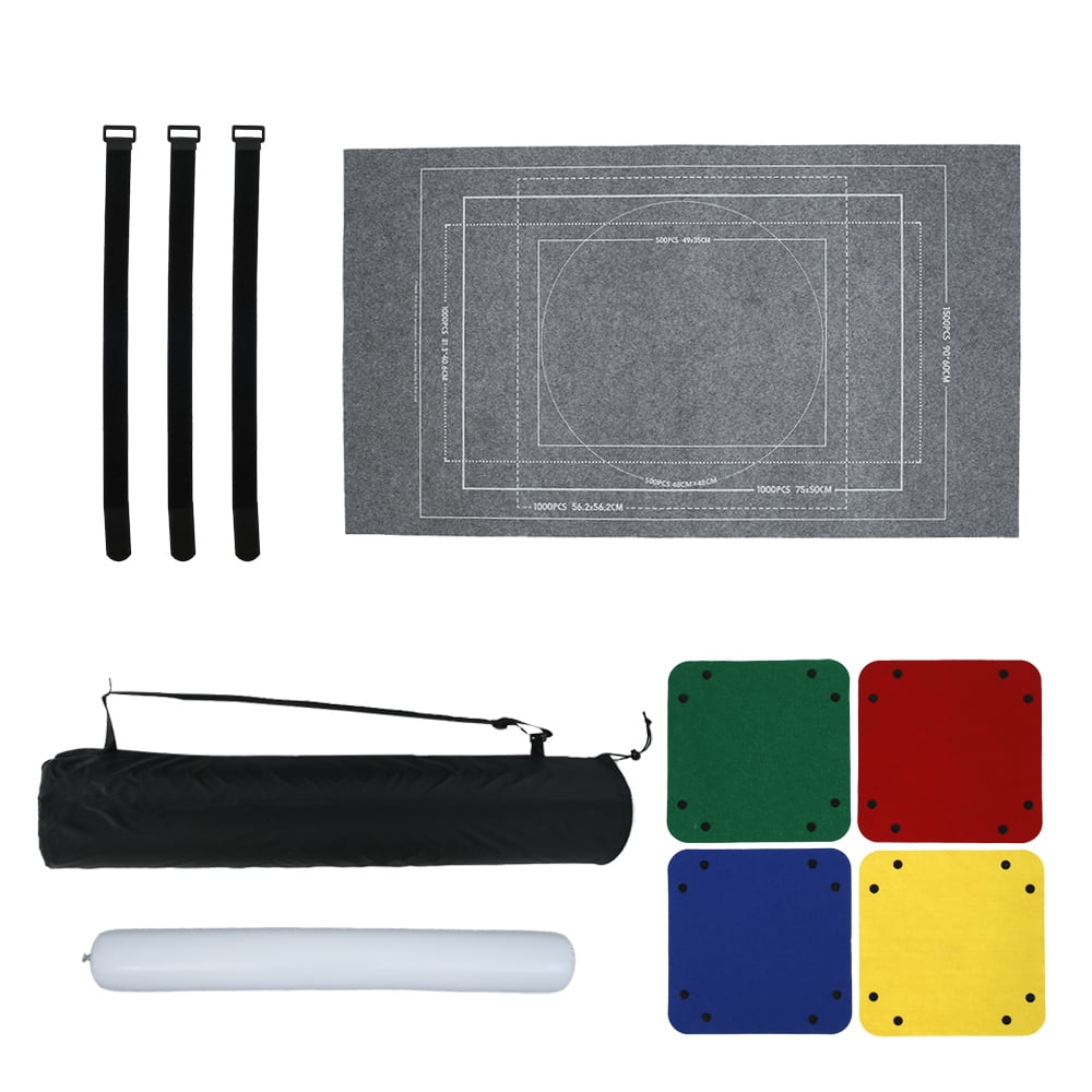 Willstar 1500 Pieces Puzzle Mat, Inflatable Roll Up Puzzle Mat, Felt ...