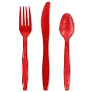 Red Cutlery Set - Value (210 Count) - Walmart.com